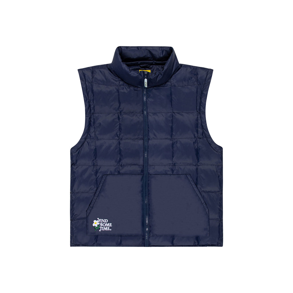 FIND SOME TIME HOODIE PUFFER VEST by GOLF WANG