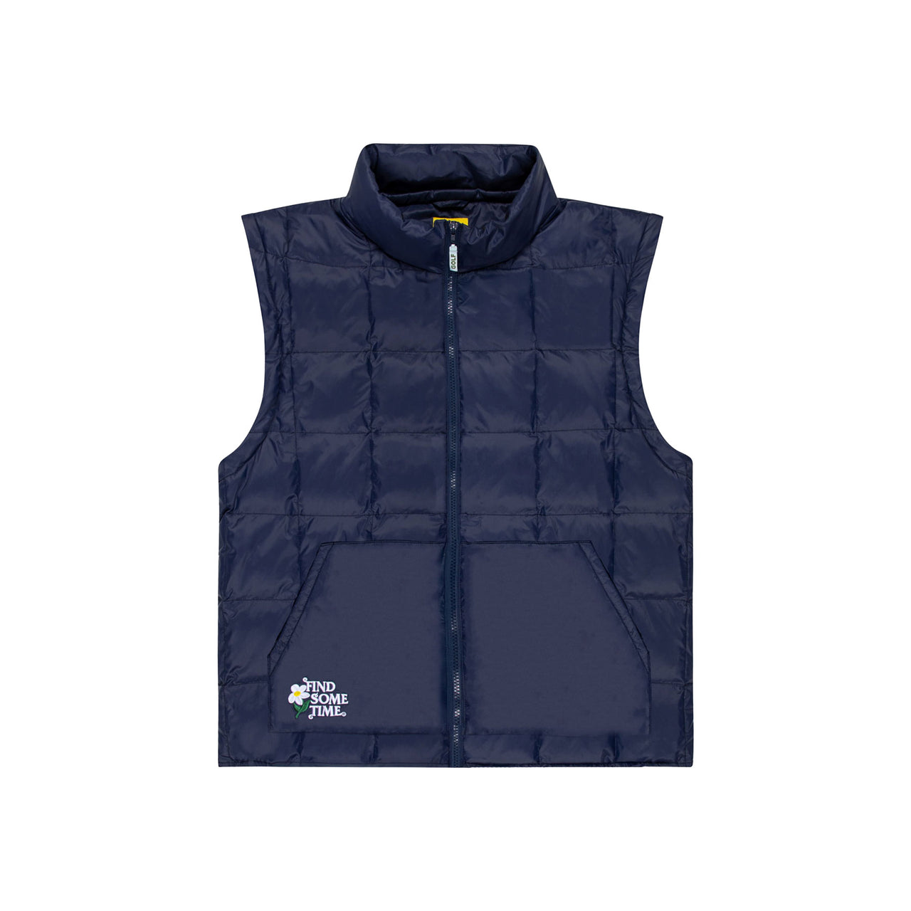 FIND SOME TIME HOODIE PUFFER VEST by GOLF WANG